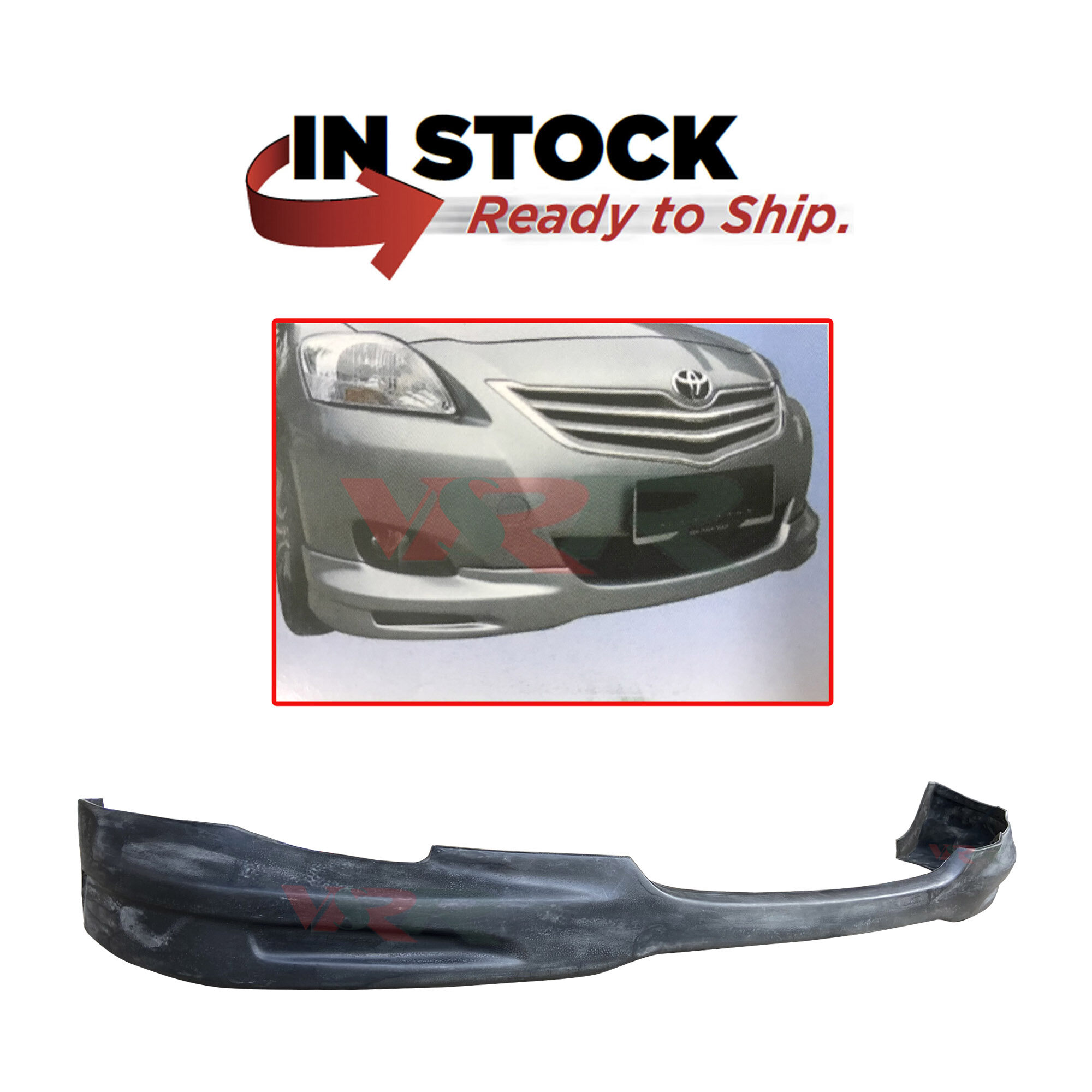 Toyota Vios Second Generation (2008) TOM Style Front Skirt Skirting ...