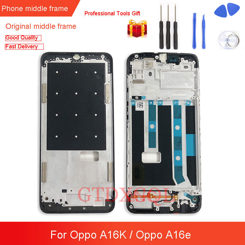 6.52 inches For Oppo A16K /Oppo A16e Middle Frame Plate Housing Board LCD Support Mid Faceplate ...