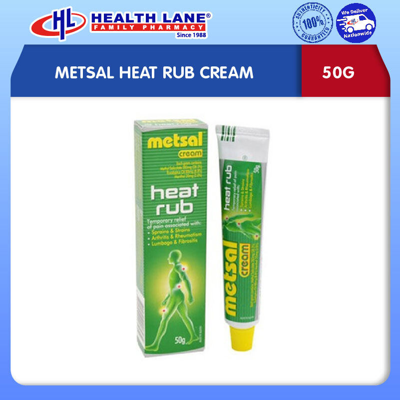 METSAL HEAT RUB CREAM (50G) | Lazada
