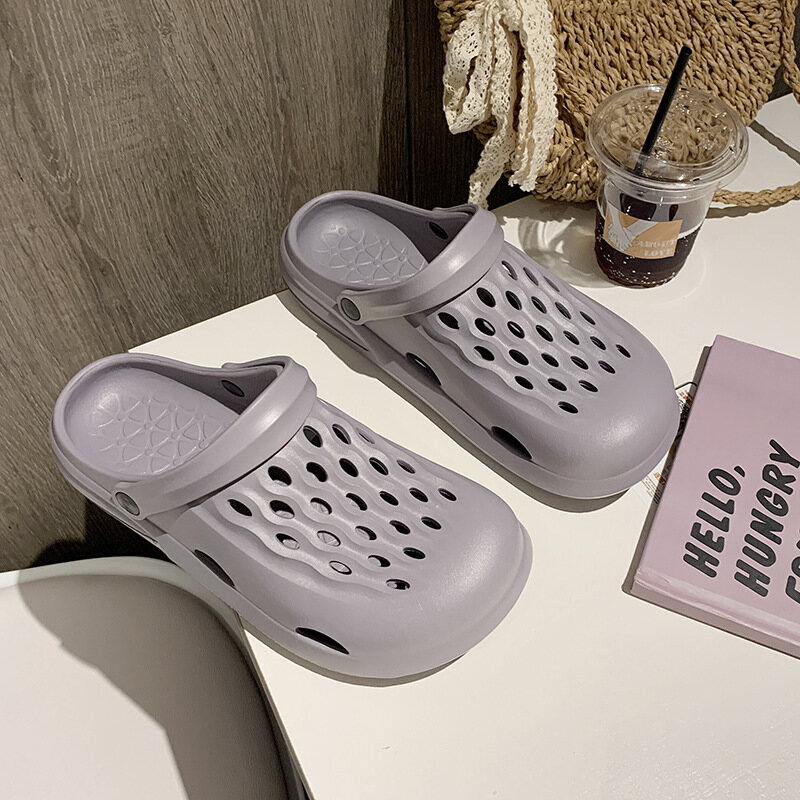 พบกับขนาดใหญ่แฟชั่น Anti-Slip Crocs สำหรับรองเท้าสตรีฤดูร้อนผู้ชาย ...