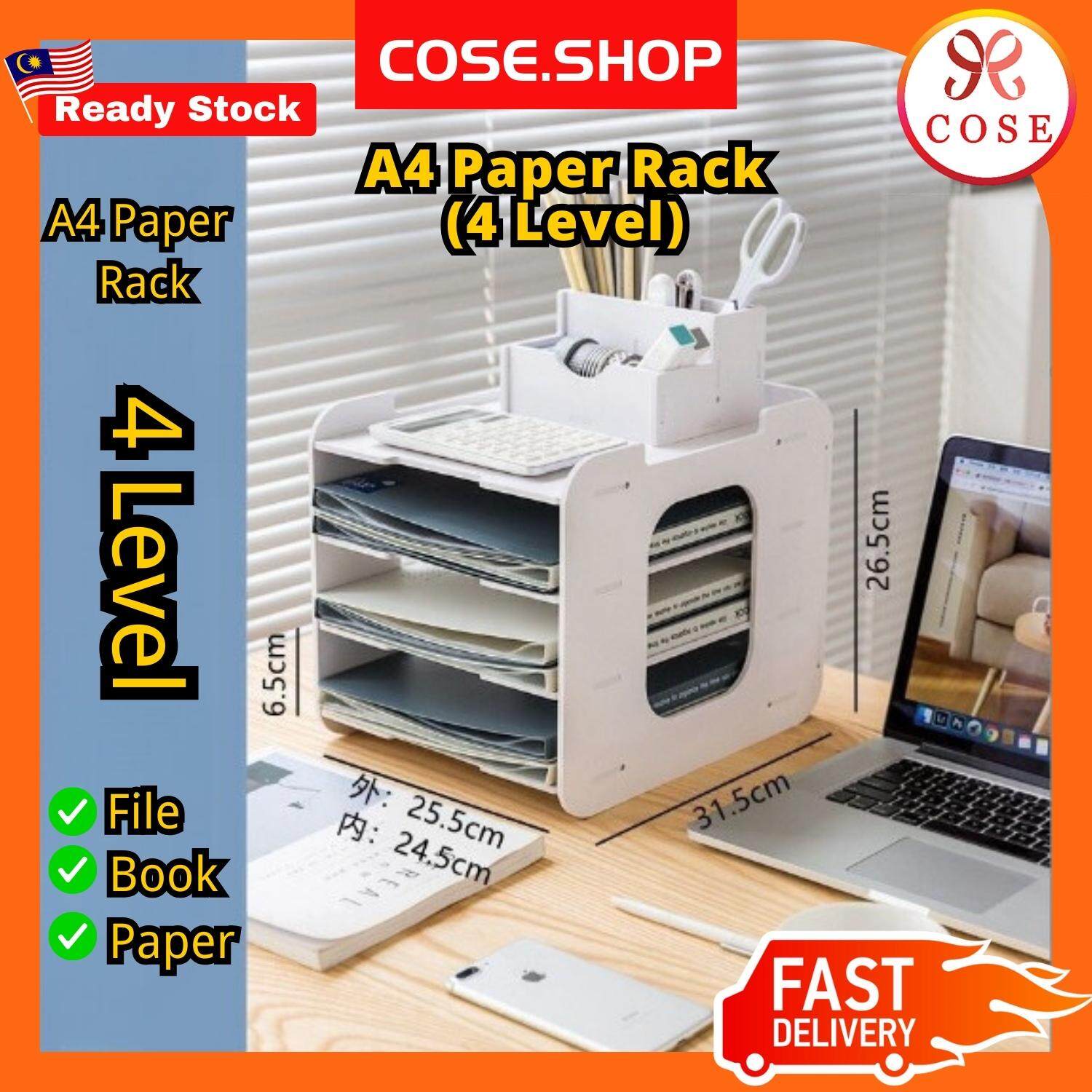 COSE Document Rack Office Table Storage File Organizer Document Rak ...