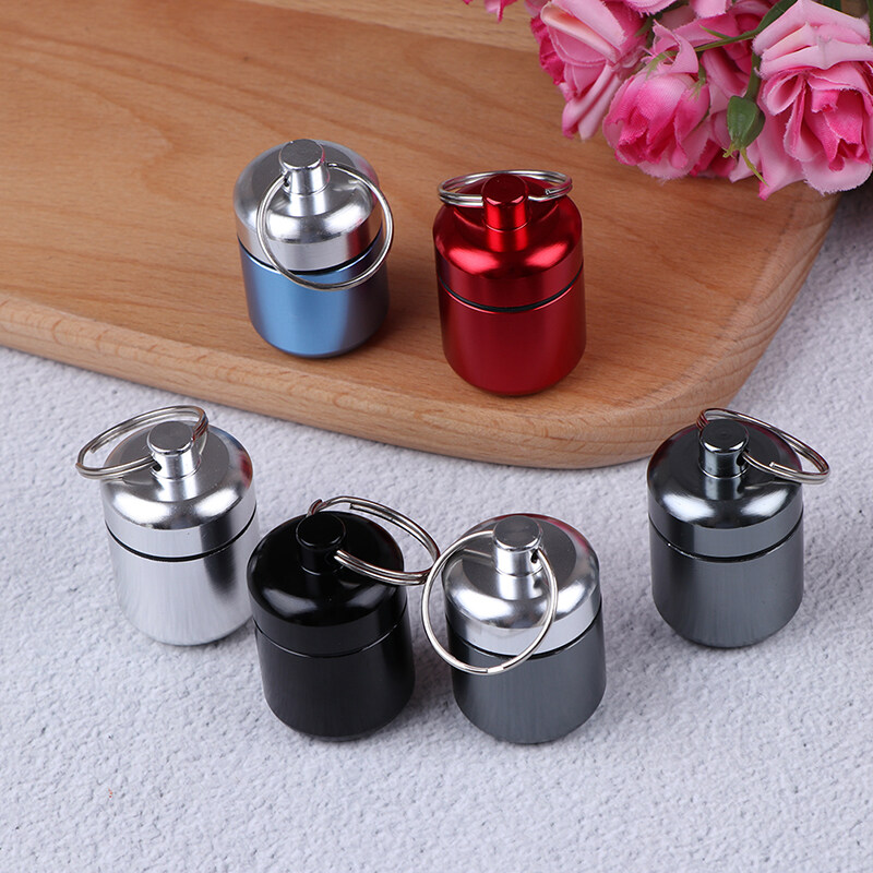 Mini Waterproof Aluminum Alloy Box Case Bottle Holder Container ...