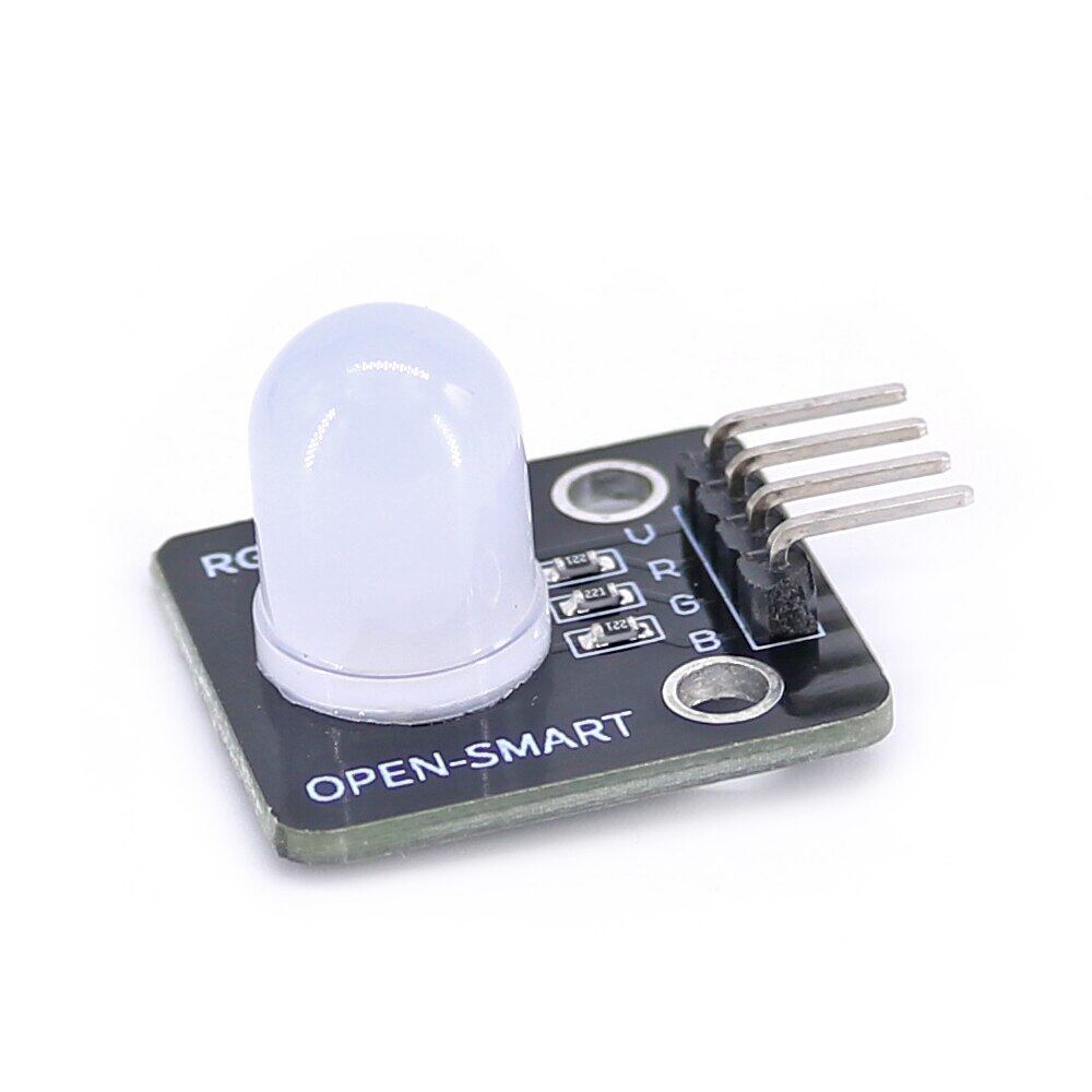OPEN-SMART 4-PIN 10MM Common Anode RGB LED Display Module ไดโอดเปล่งแสง ...