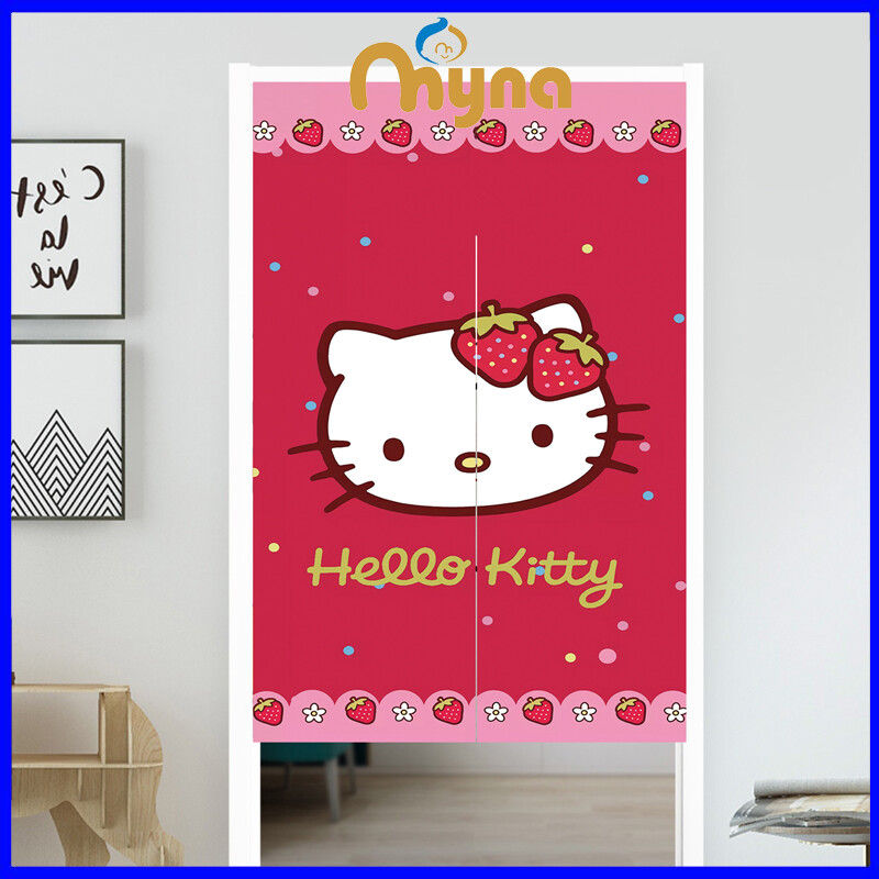 Door Curtain Kitchen Langsir Dapur Pintu Restaurant Cartoon Telescopic ...