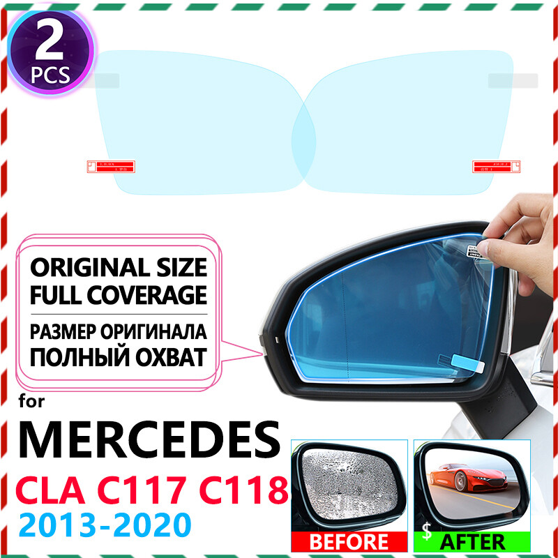 Cover Anti Fog Film Rearview Mirror for Mercedes Benz CLA Class C117 ...