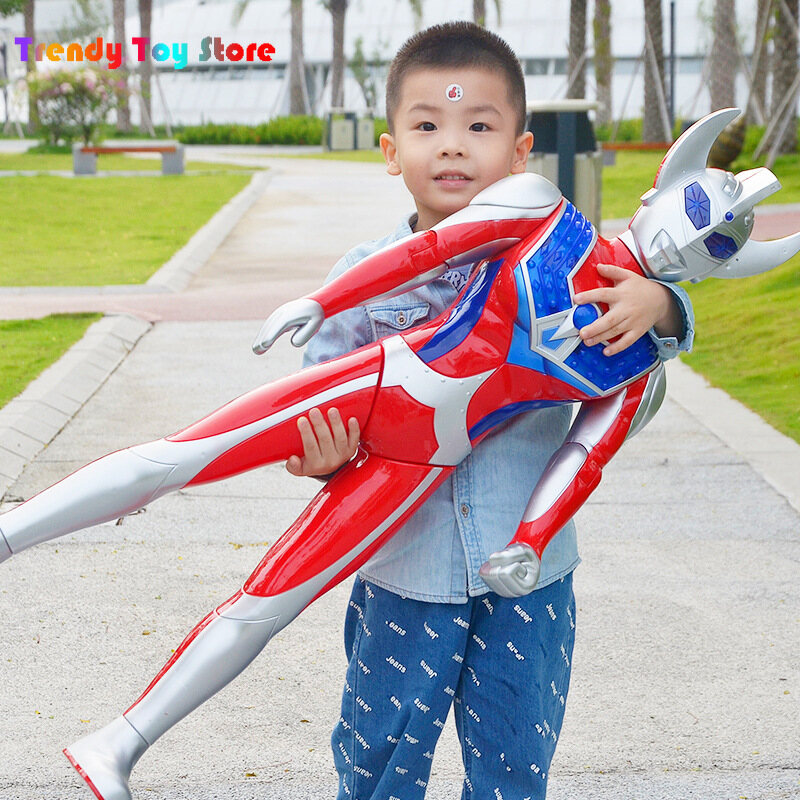 Original 64cm ultraman toy big Collection ultraman action figure rubber ...