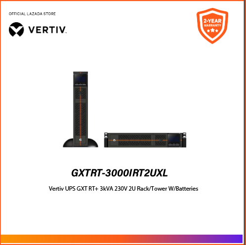 Vertiv™ Liebert® GXT RT PLUS 3000VA/2700W, 230VAC, 2U Rack/Tower Online UPS | Lazada