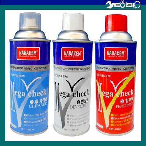 Nabakem NDT Mega Check Cleaner, Developer and Penetrant 450ml | Lazada