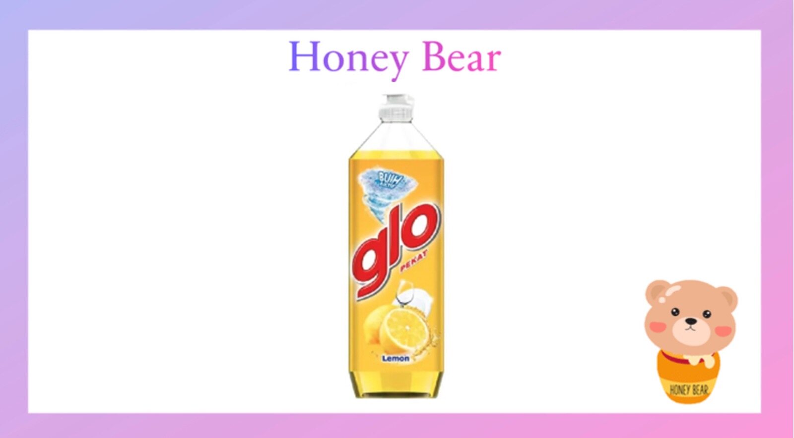 Glo Concentrated Dishwashing Liquid Lemon/Lime 800ml | Lazada