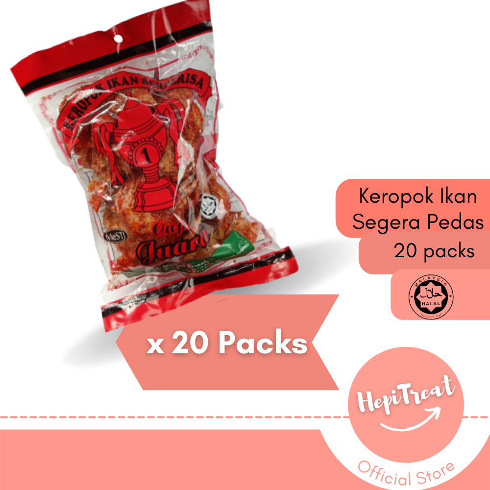 Aneka Keropok Ikan Segera / Fish Cracker Terengganu / 鲜鱼饼 - 10 / 20 ...