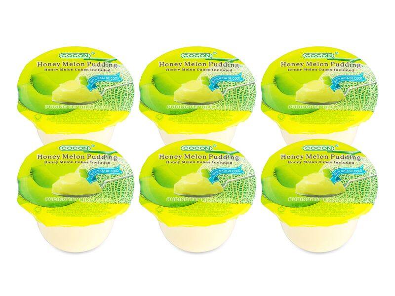 [98] Cocon Pudding With Fruit Cube Included 118gx6s | Lazada