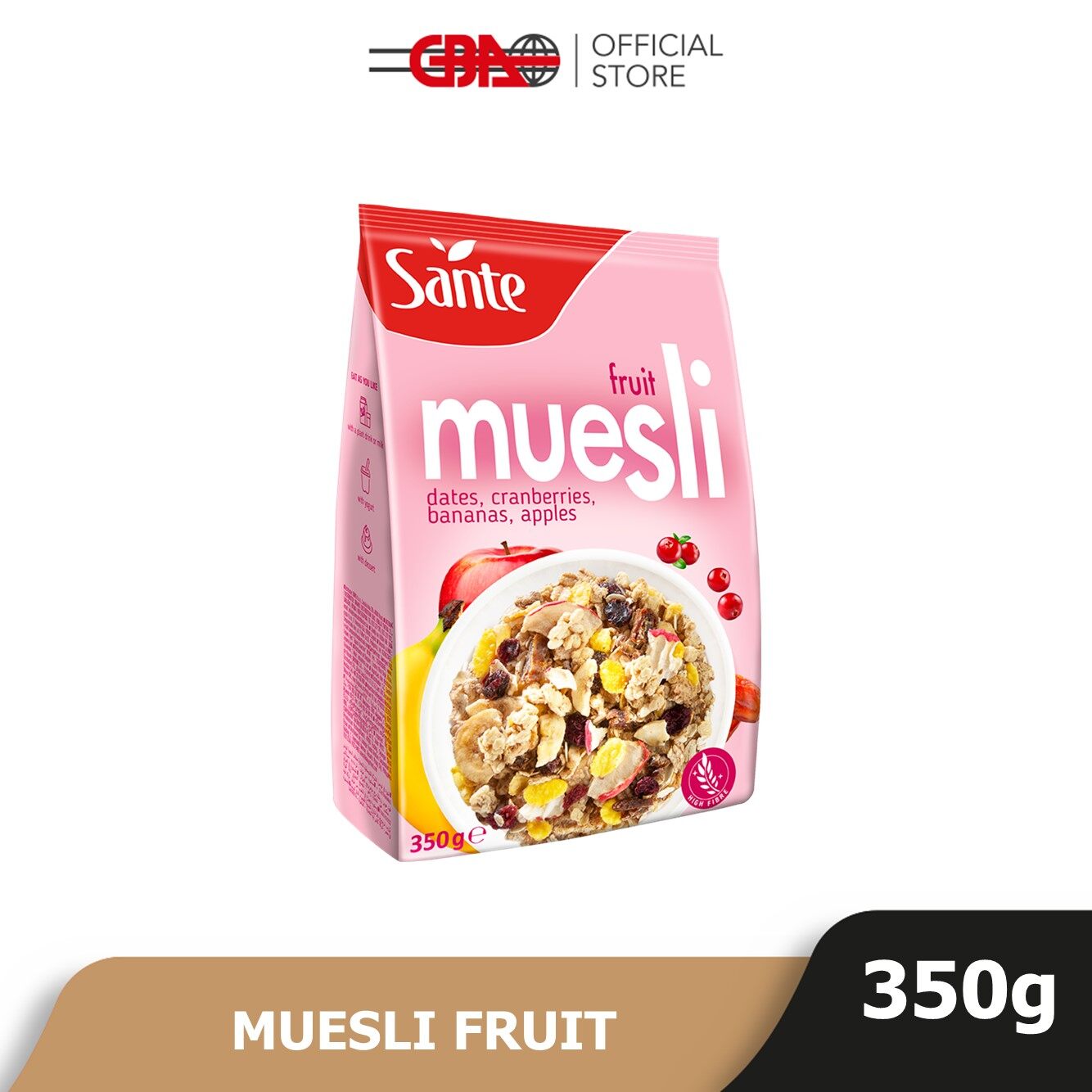 Sante Muesli Fruit 350g | Lazada