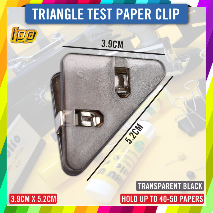 Triangle & Corner Paper Clip / Transparent Colour Corner Clip | Lazada