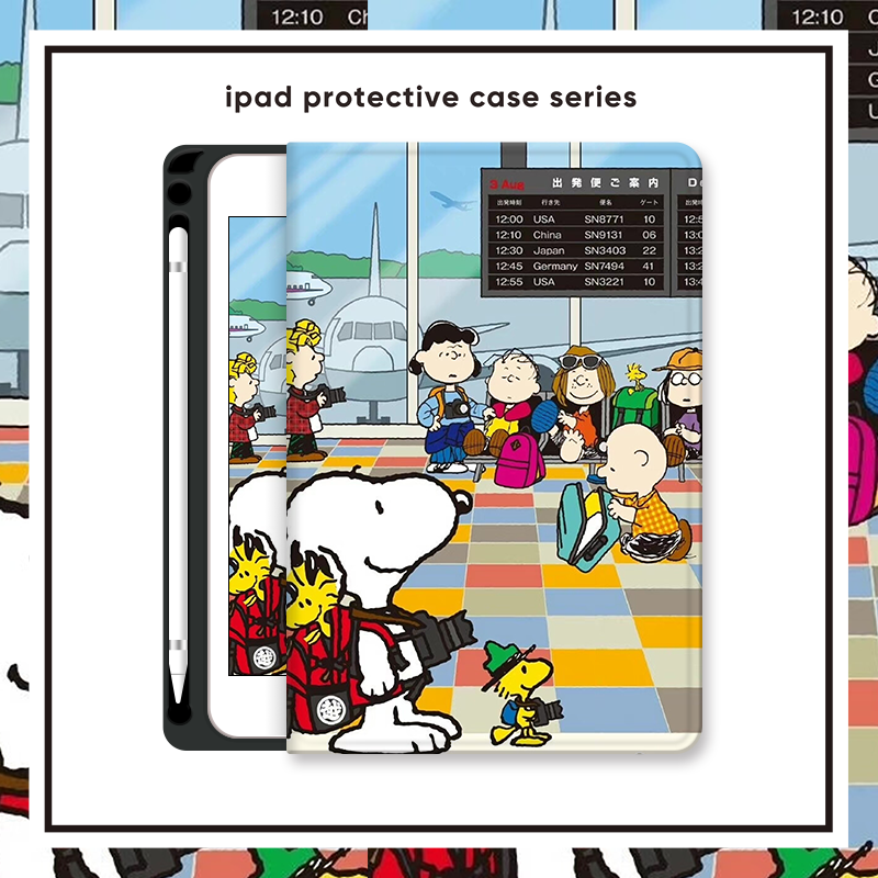 IPad 6th Generation Cover with Pencil Holder Cute Cartoon Ipad Air 5 4 ...