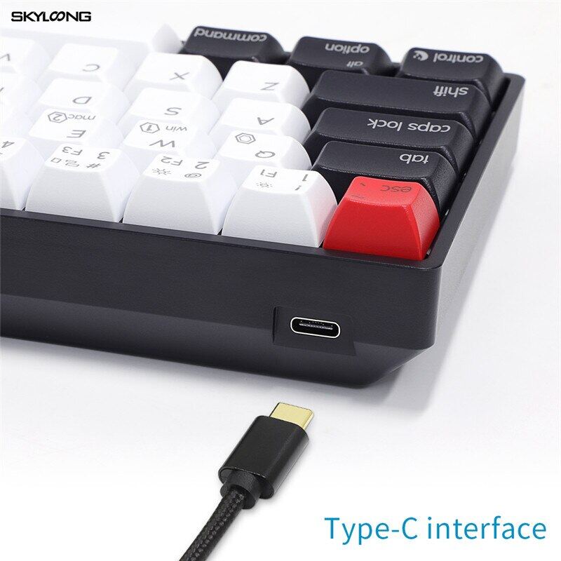 SKYLOONG AK64 Mini คีย์บอร์ด60% คีย์บอร์ด PC Gaming อุปกรณ์เสริม ...