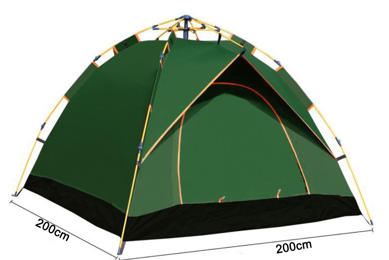 Camping Tent 2 Layer Khemah 2 Lapis Outdoor Hiking Hike Waterproof ...