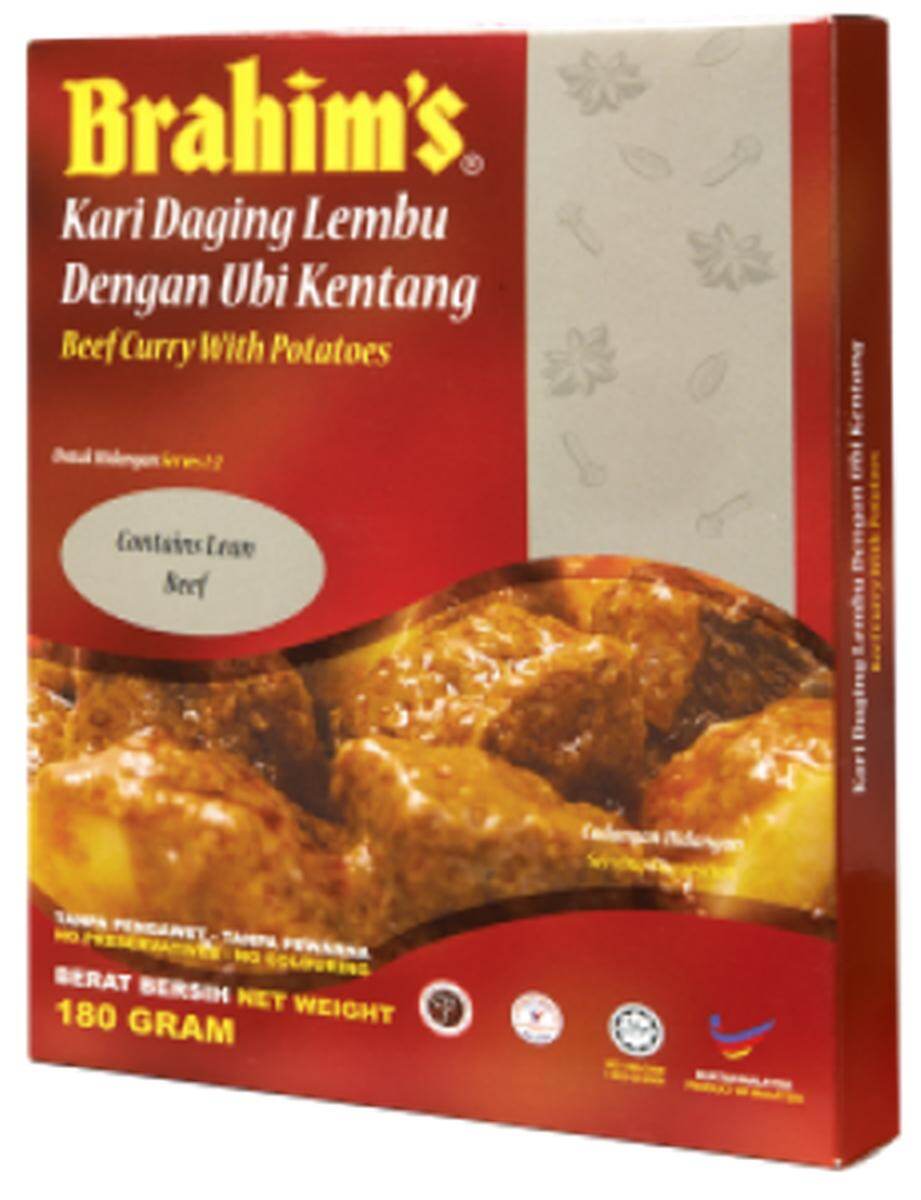 Brahim's Kari Daging Lembu Dengan Ubi Kentang 180g / Beef Curry With ...