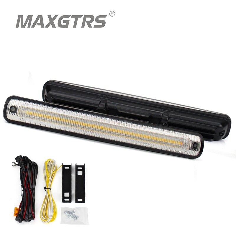 Maxgtrs 36SMD 2835 LED 28W Universal Car Waterproof DRL Light Auto ...