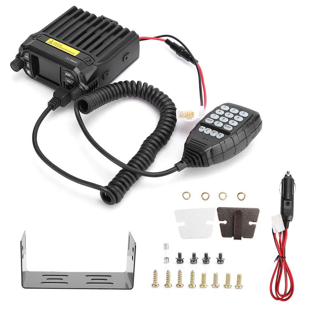 KT-8900D Car Mobile Radio Transceiver 200 Channels UHF VHF Vehicle Ham ...