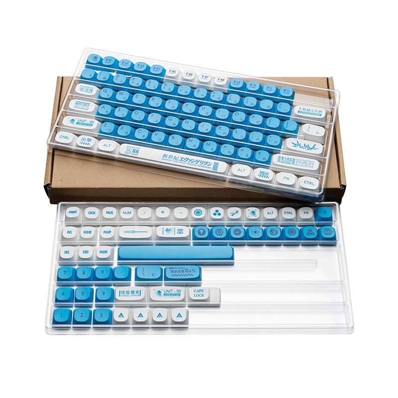 EVA Keycaps PBT Dye-sub MA Profile Keycaps Custom mechanical keyboard ...