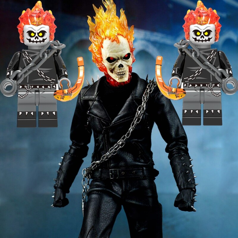 Lego Marvel Ghost Rider Minifig