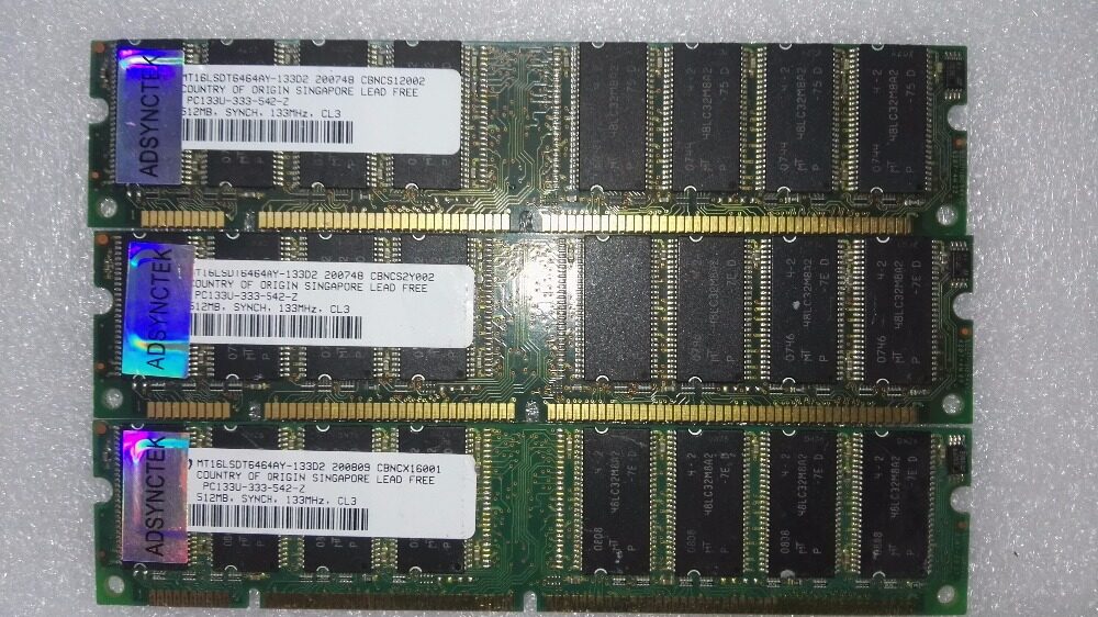 PC133 128MB 100 OK Original 168Pin dimm Memory SDRAM RAM For Desktop ...