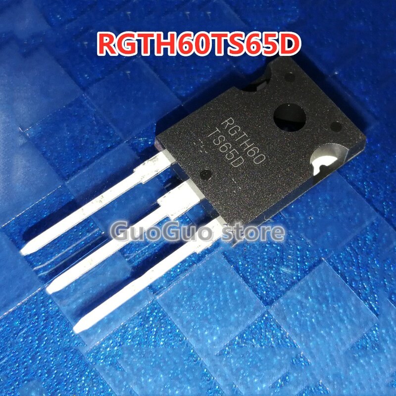 1Pcs Original RGTH60TS65D TO-247 RGTH60 TS65D RGTH60TS65DGC11 TO247 60A/65V IGBT ทรานซิสเตอร์ ...