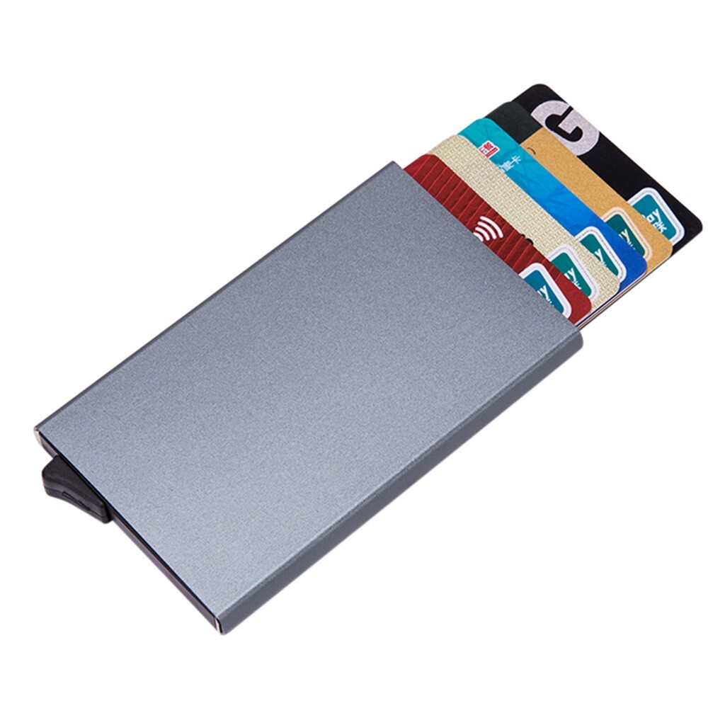 ID Card Holder Blocking Slim Metal Wallet Automatic Pop Up Credit Card id-card-holder-blocking-slim-metal-wallet-automatic-pop-up-credit-card