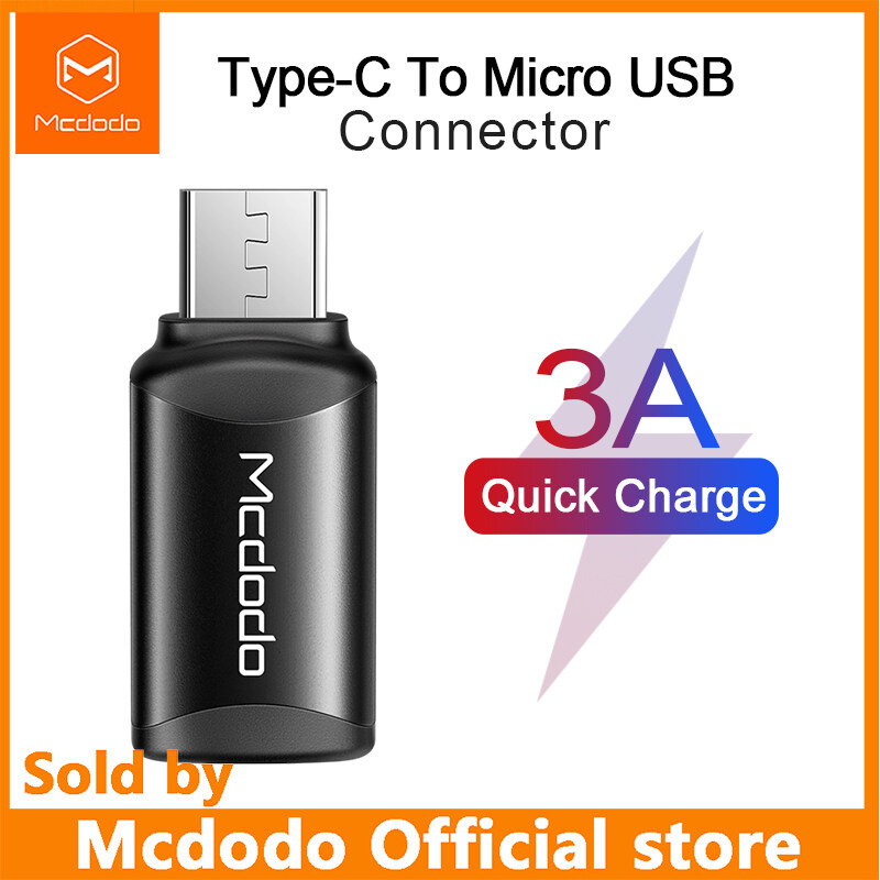 Mcdodo OTG Cable Adapter for iPhone Android Phone Lightning to Type c ...