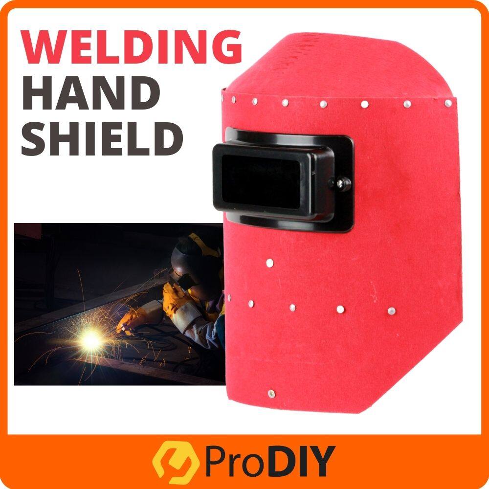 Welding Fibre Face Shield Hand Shield Cover With Plastic Handle Mask ...