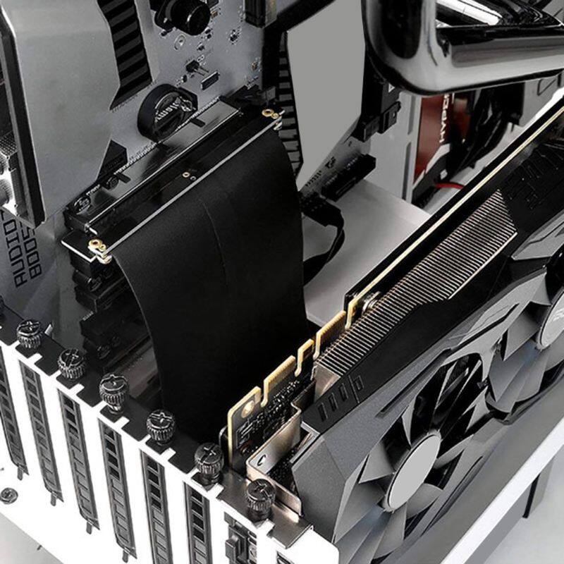 PCI Express PCI-e3.0 16x ยืดหยุ่นการ์ดต่อเติมพอร์ตอะแดปเตอร์สูงความเร็ว ...