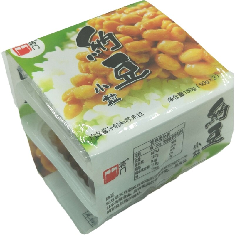 Japanese natto Jiangmen ready-to-eat brushed small grain 6 packs 3 ...