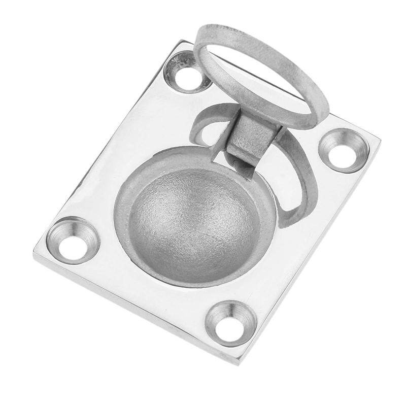 48 X 38Mm Boat Locker Hatch Latch Cabinet Flush Mount Ring Pull Handle ...