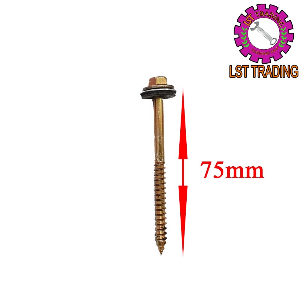 [READY STOCKS] [READY STOCKS] HEX HEAD SELF TAPPING SCREW (50PCS ...