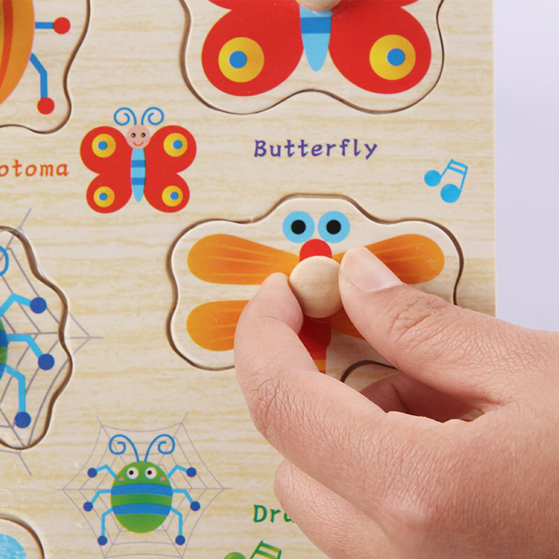 [Ready Stock] Early Learning Wooden Puzzle Board Wooden Jigsaw Puzzle ...