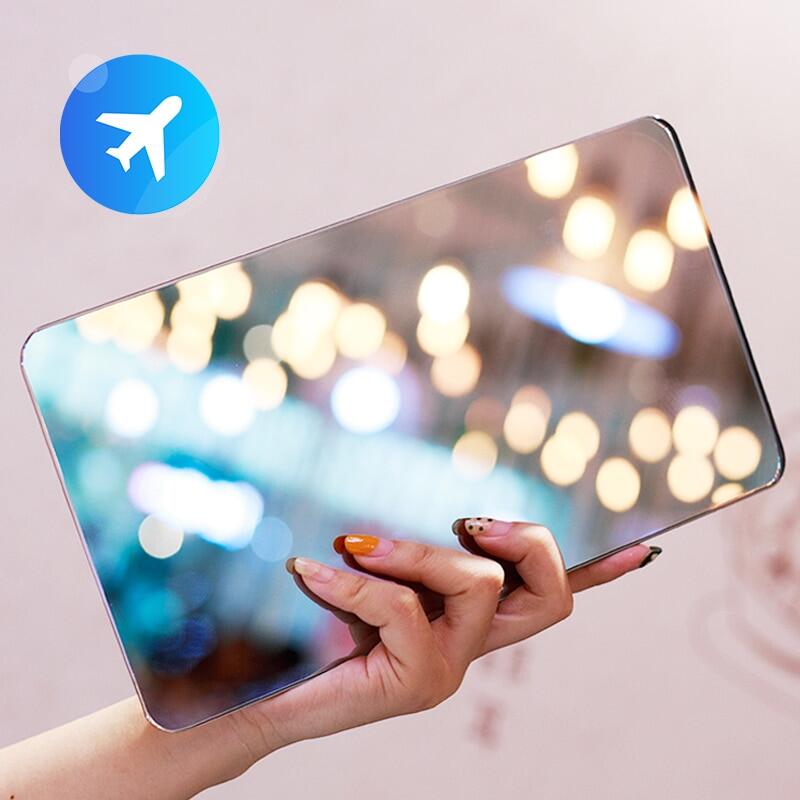 Mini Portable Mirror Surface Bathroom Scales Boarding Digital Travel ...