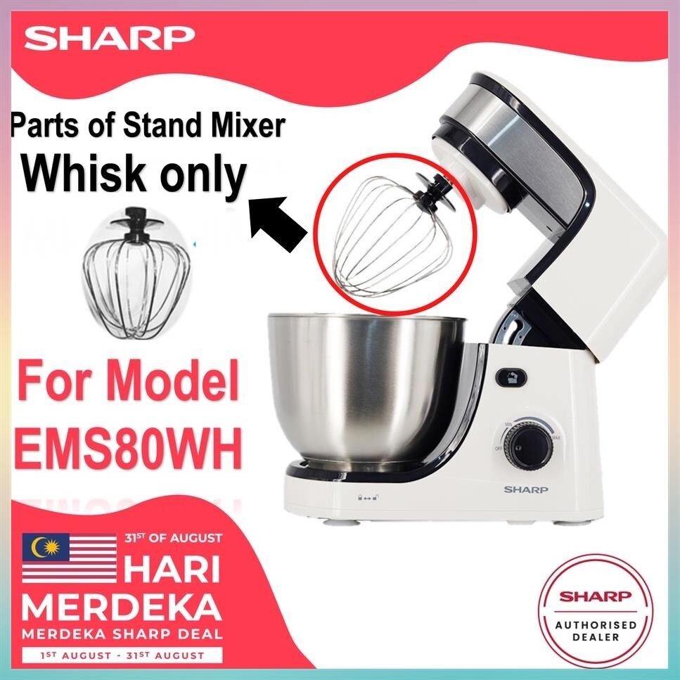 Sharp Stand Mixer Spare Parts Original Whisk (EMS80WH) | Lazada