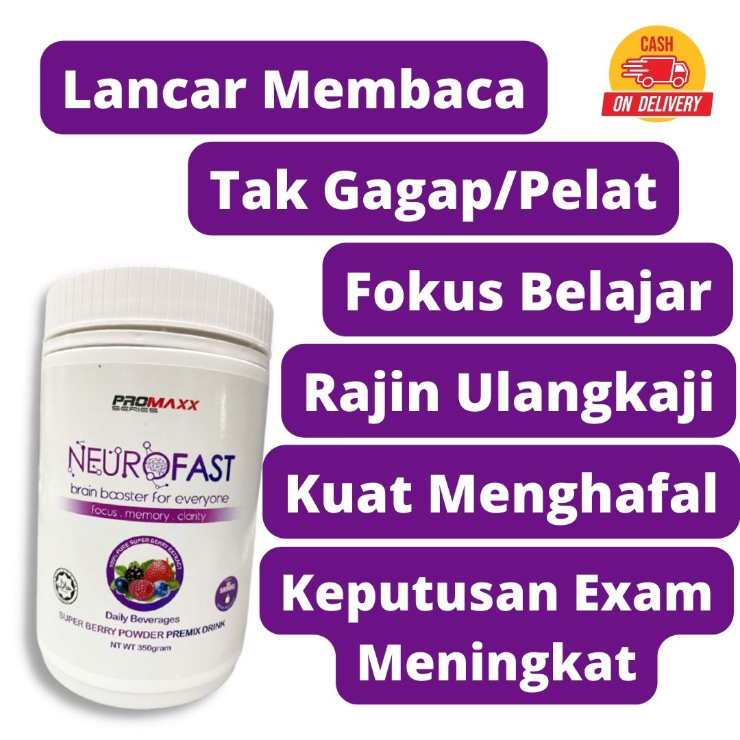 Neurofast Promaxx 2 BOTOL Minuman Brain Booster Minda Cerdas Speech ...