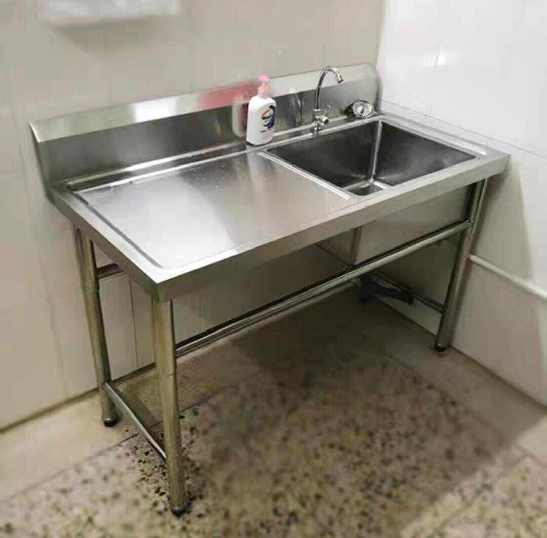 Stainless Steel Sink Kitchen with Stand and Table Top | Lazada