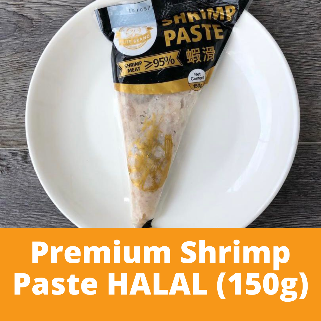 Premium Shrimp Paste HALAL (150g) 极品虾滑 Sung Tao Frozen Seafood Frozen ...