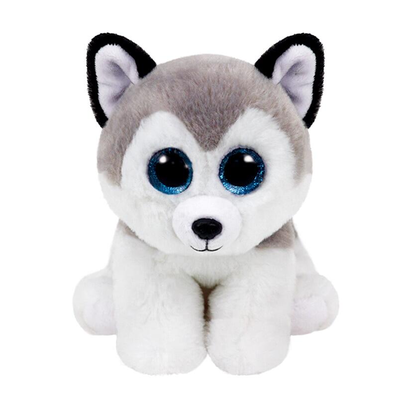 15ซม. หมวก Ty Phoenix ขนสีขาวนุ่มขนาดใหญ่สีชมพูหู Glitter Eyes Fox ...