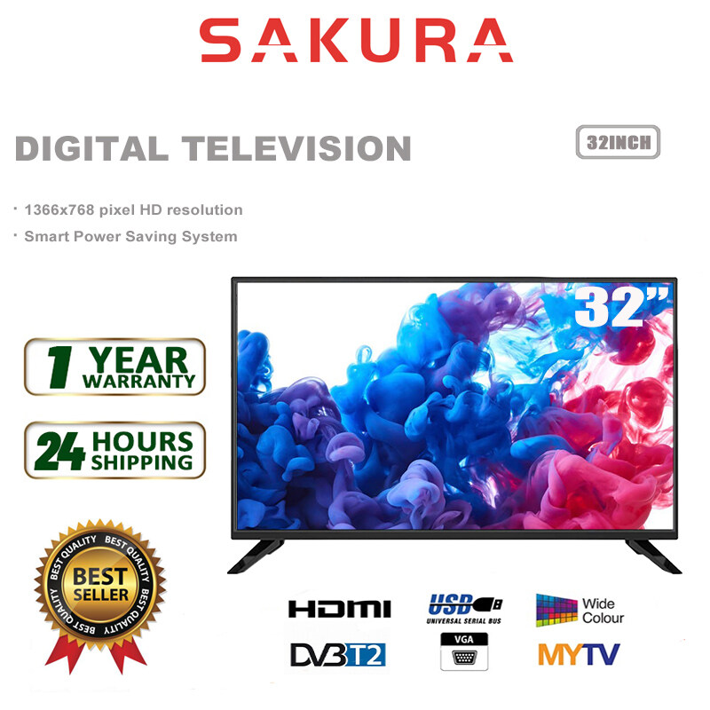 Sakura television Digital tv 40/32/24 inch Full HD LED TV (DVBT-2 ...