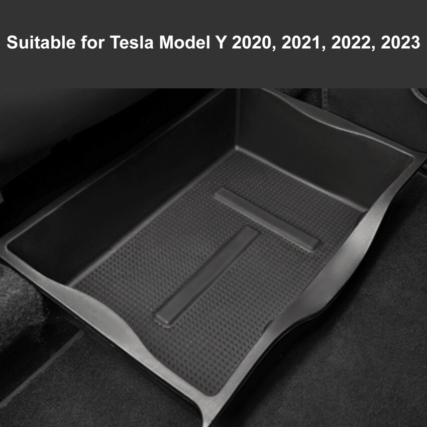 Under Seat Storage Box For Tesla Model Y 2020 - 2023 TPE Driver ...