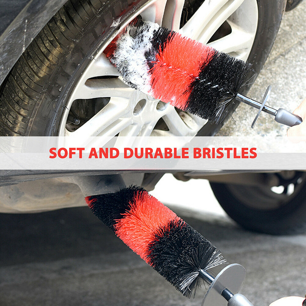 Wheel/Rim Cleaning Brush Long Soft Bristle Car Wheel Brush,Rim Tire ...