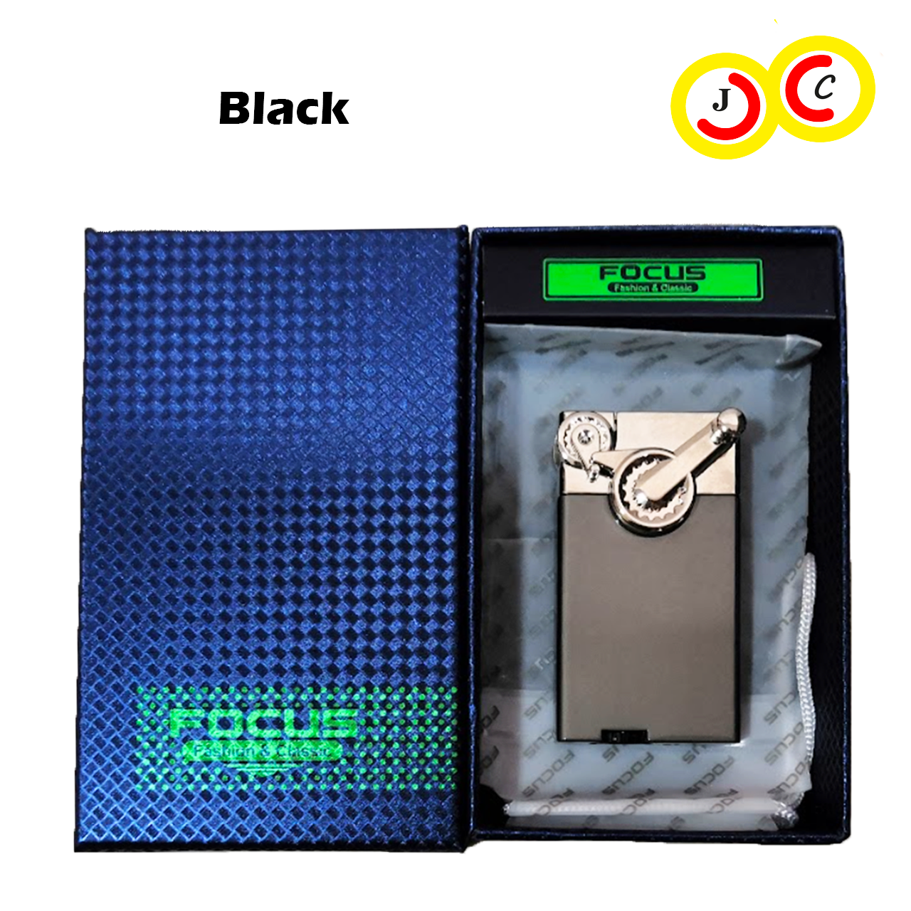 Premium Metal Body Gas Lighter Refillable Windproof Silver Colour ...