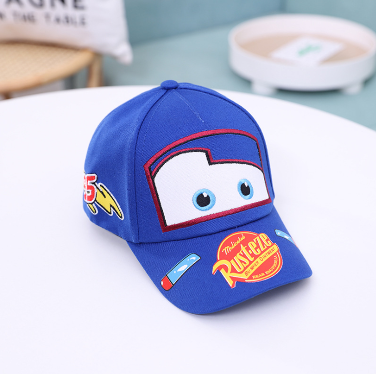 Children new cartoon car story Snapback cap Lightning McQueen children ...