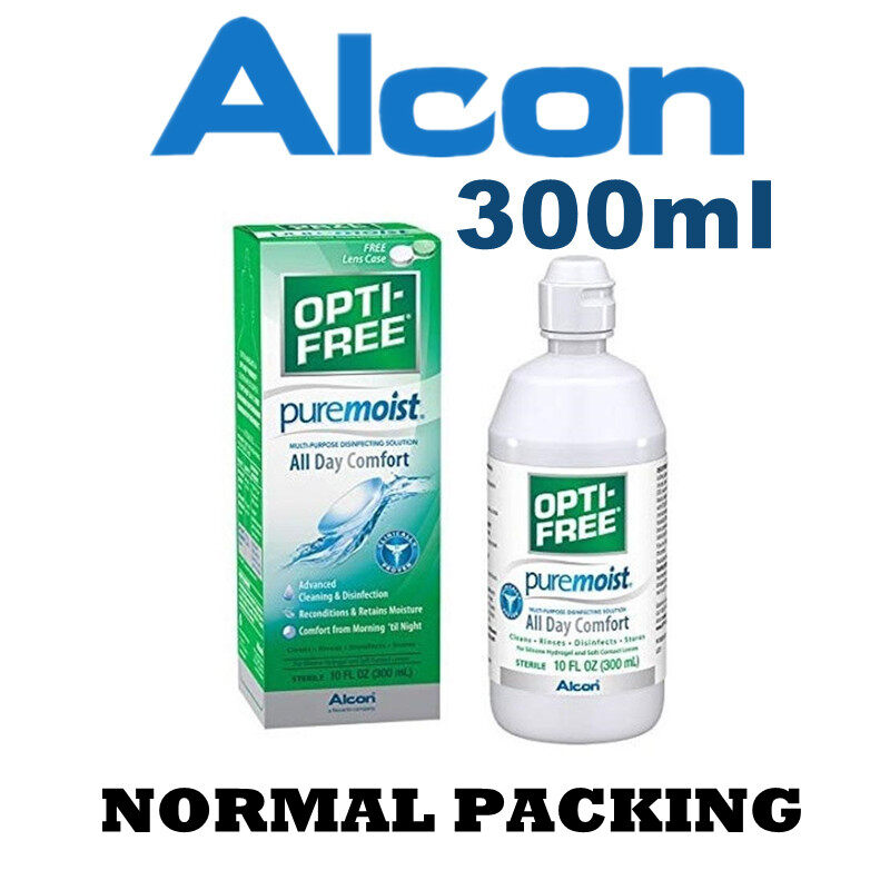 (1 bottle) Opti-Free Pure Moist single pack 300ml optifree opti free ...