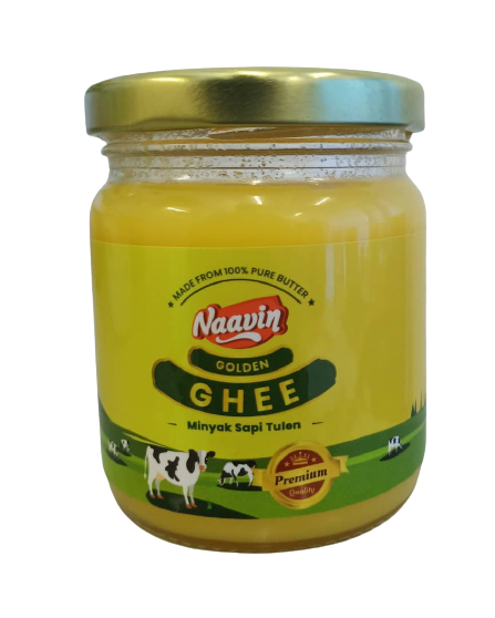 Naavin Golden Ghee Made From 100% Butter - Minyak Sapi Tulen - 400gm ...
