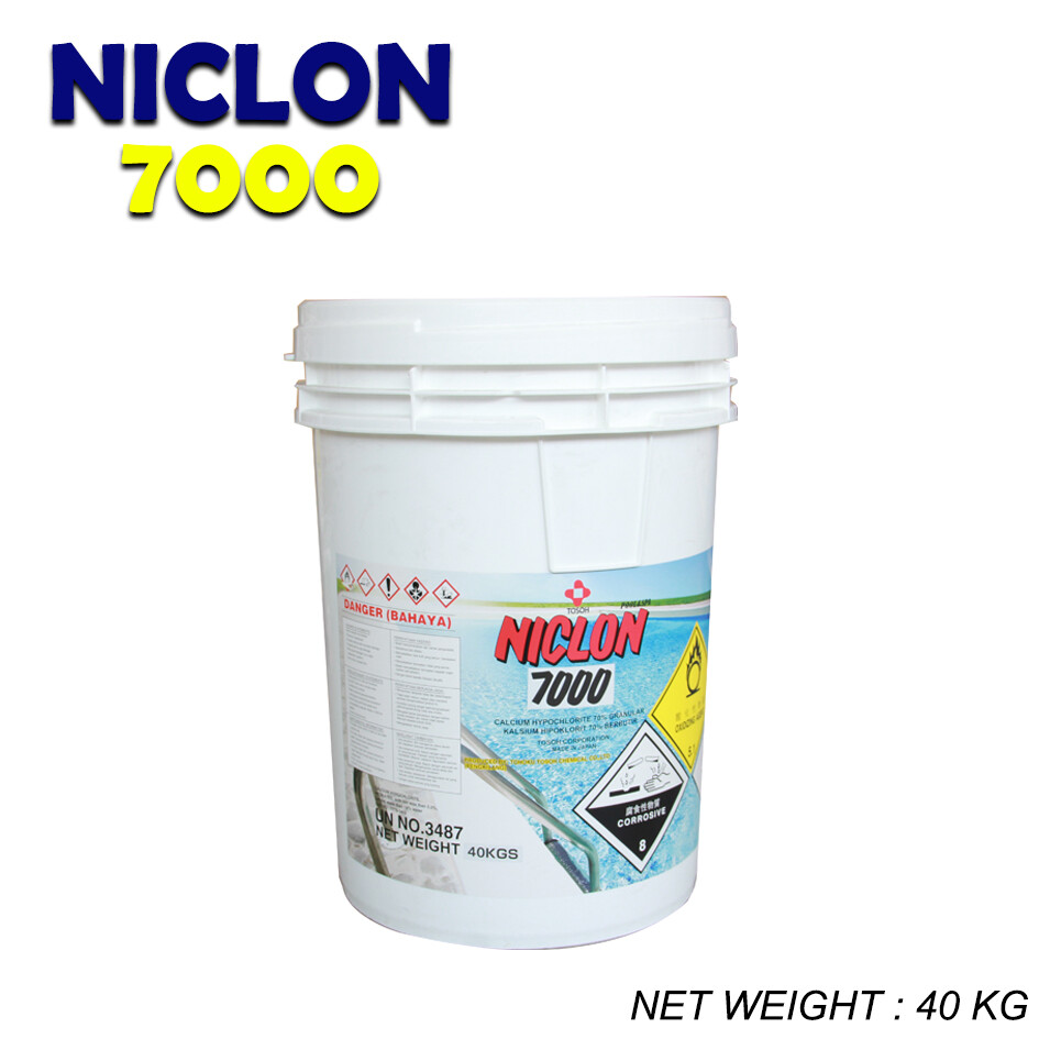 Minimalist Lifestyle:- POOL CHLORINE - NICLON 7000 (40KG/DRUM CALCIUM ...