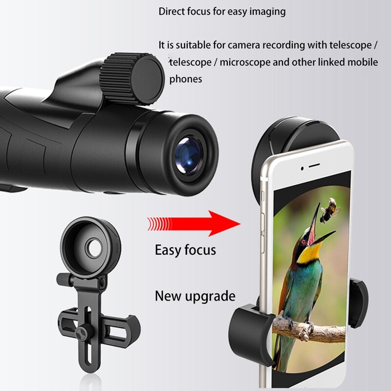 EYESKEY Universal Cell Phone Adapter Bracket Clip Mount Smart Phone ...